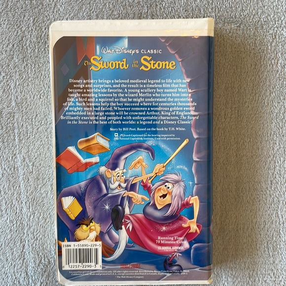 Stunning The Sword In The Stone Vhs Images